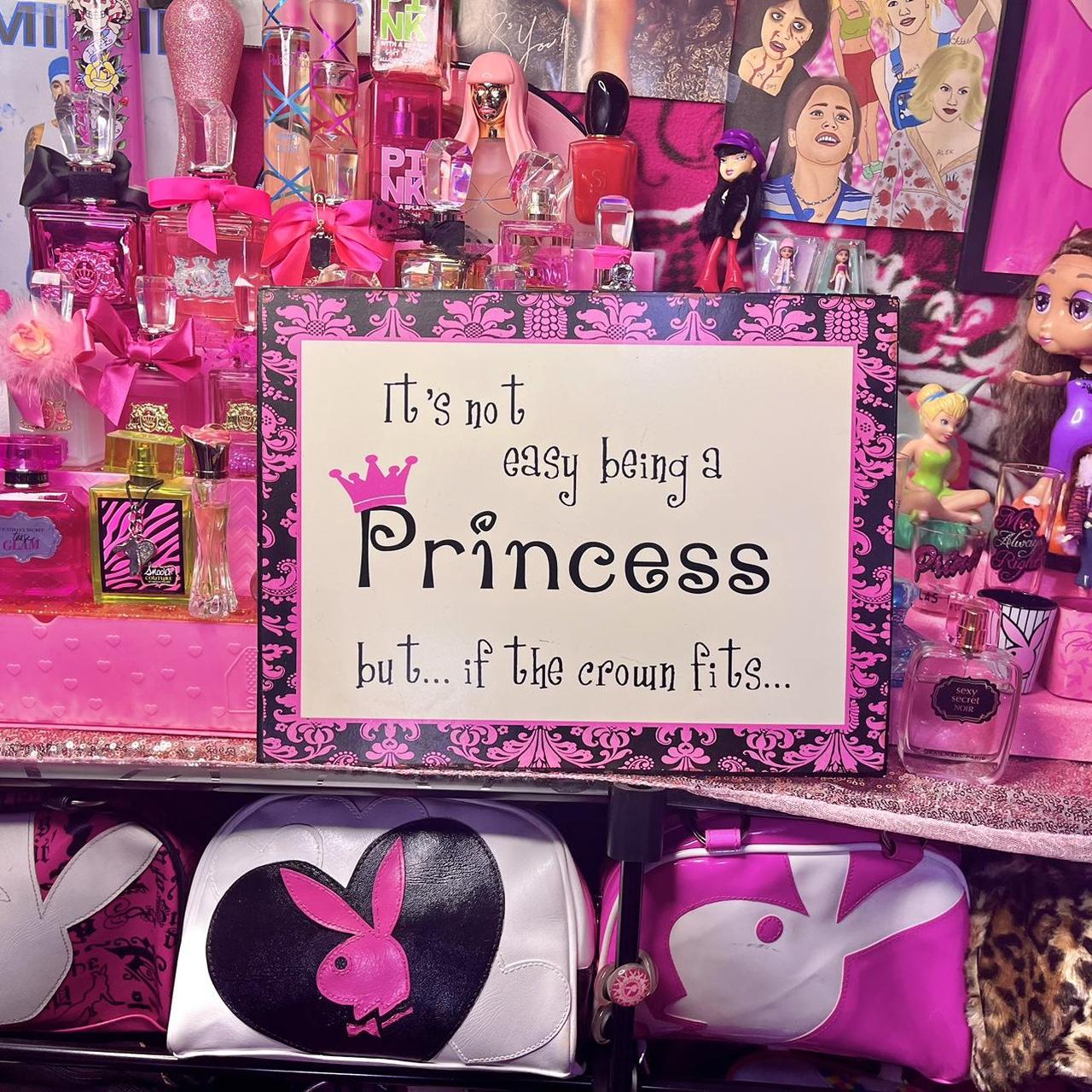 Princess y2k mcbling room decor sign. “it’s not easy... - Depop