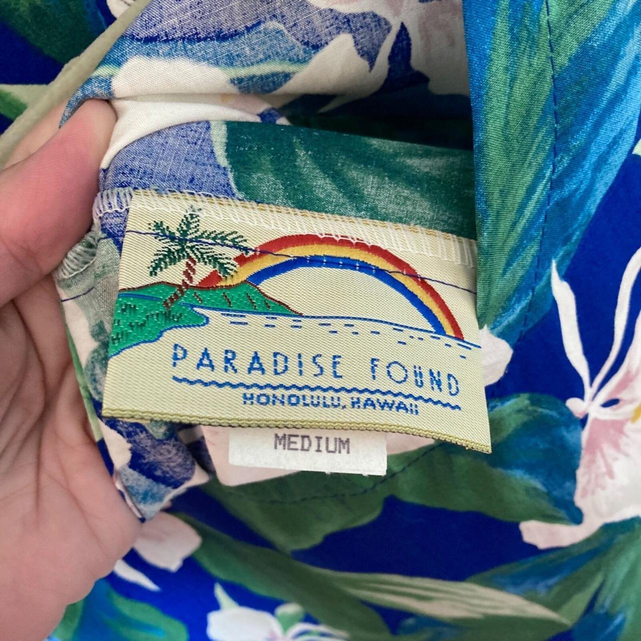 Vintage Paradise Found 2 Piece Tank Dress Shirt... - Depop