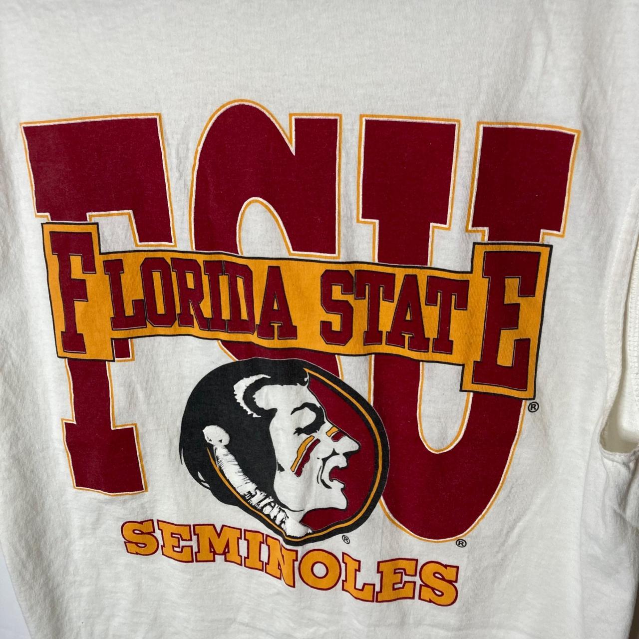 Vintage Crable FSU Florida Seminoles T Shirt Sz M... - Depop