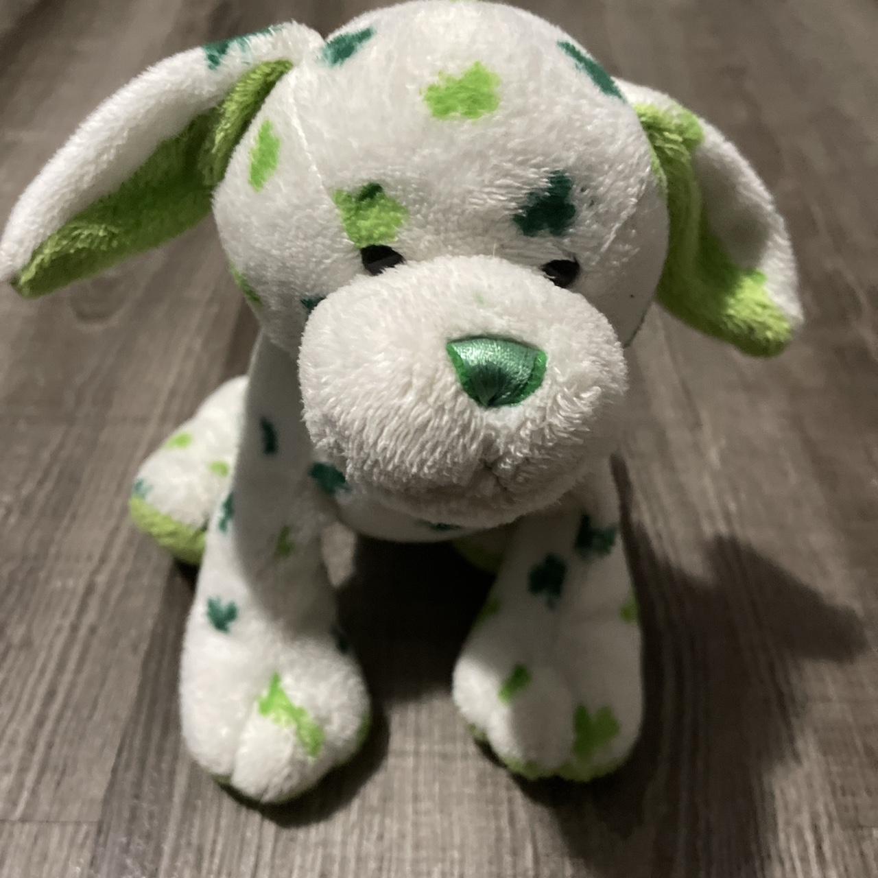 Ganz Webkins Clover Puppy Dog Shamrock 7" Plush... | Depop