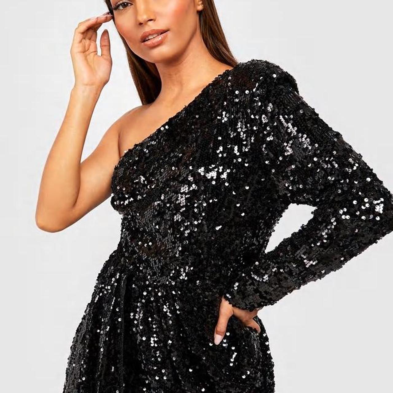 Boohoo Women's Black Dress | Depop