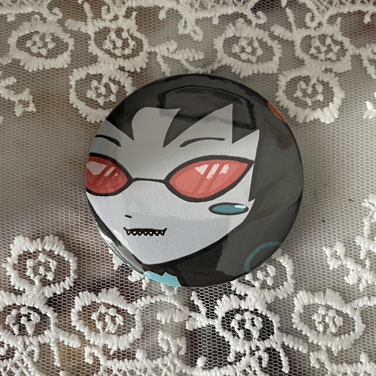 homestuck terezi pyrope handmade pin ★58mm ★never... | Depop