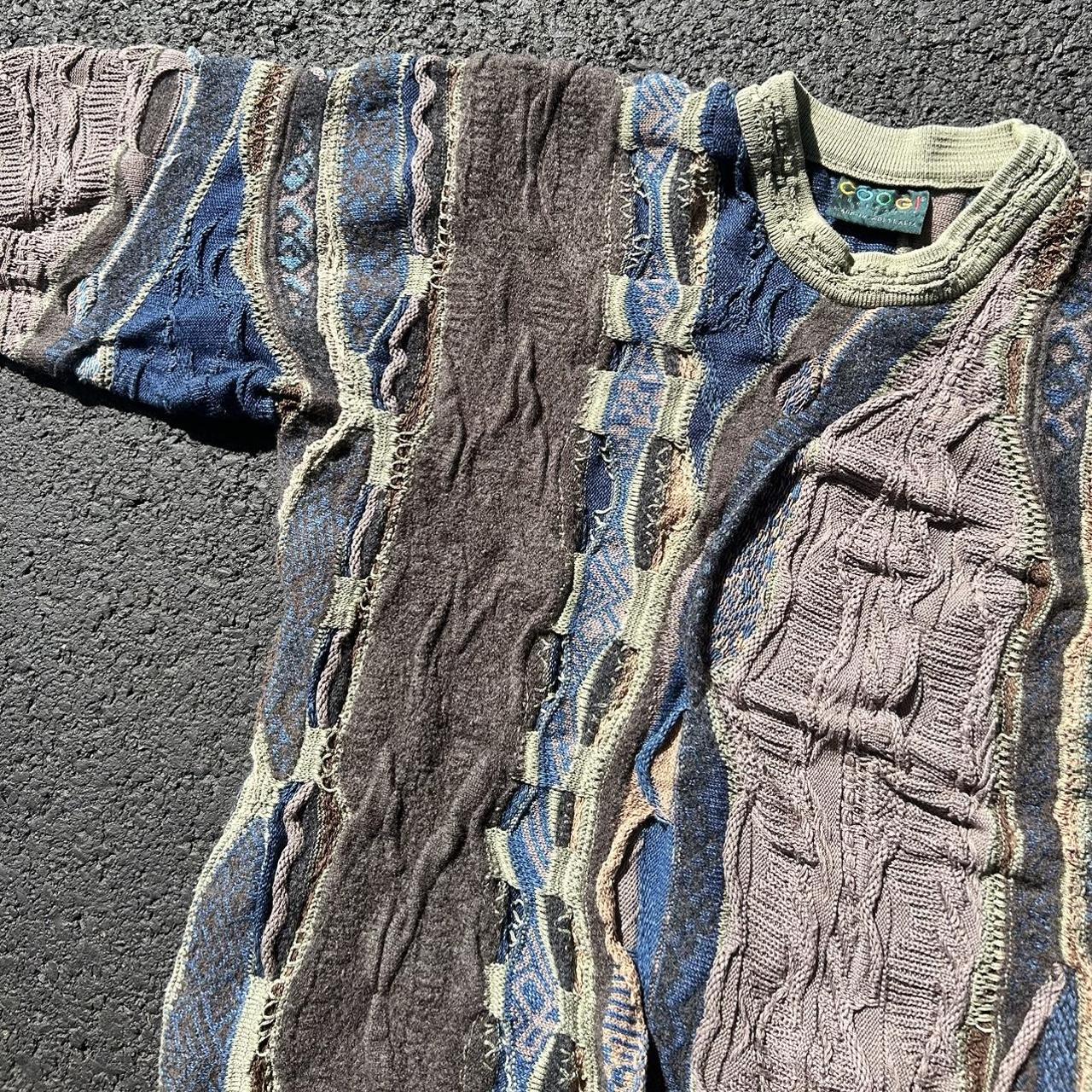 Coogi knit sweater legit Chest - 23 inches Length -... - Depop