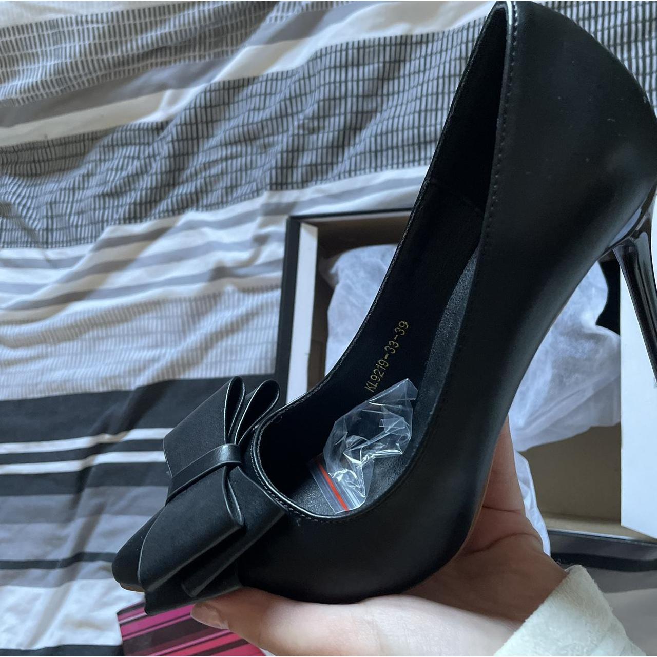 Big tree black high heels Europe size 41 - Depop