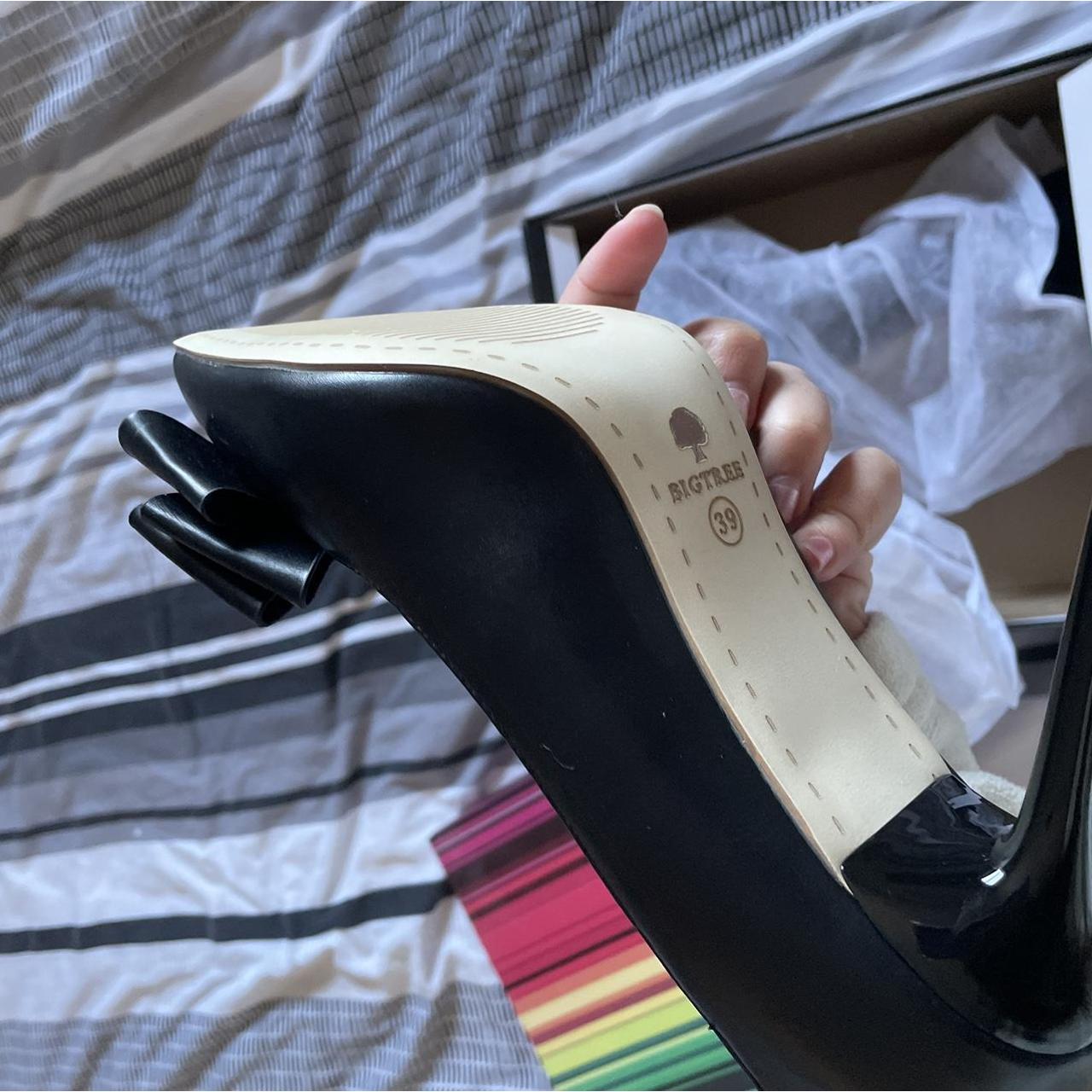 Big tree black high heels Europe size 41 - Depop