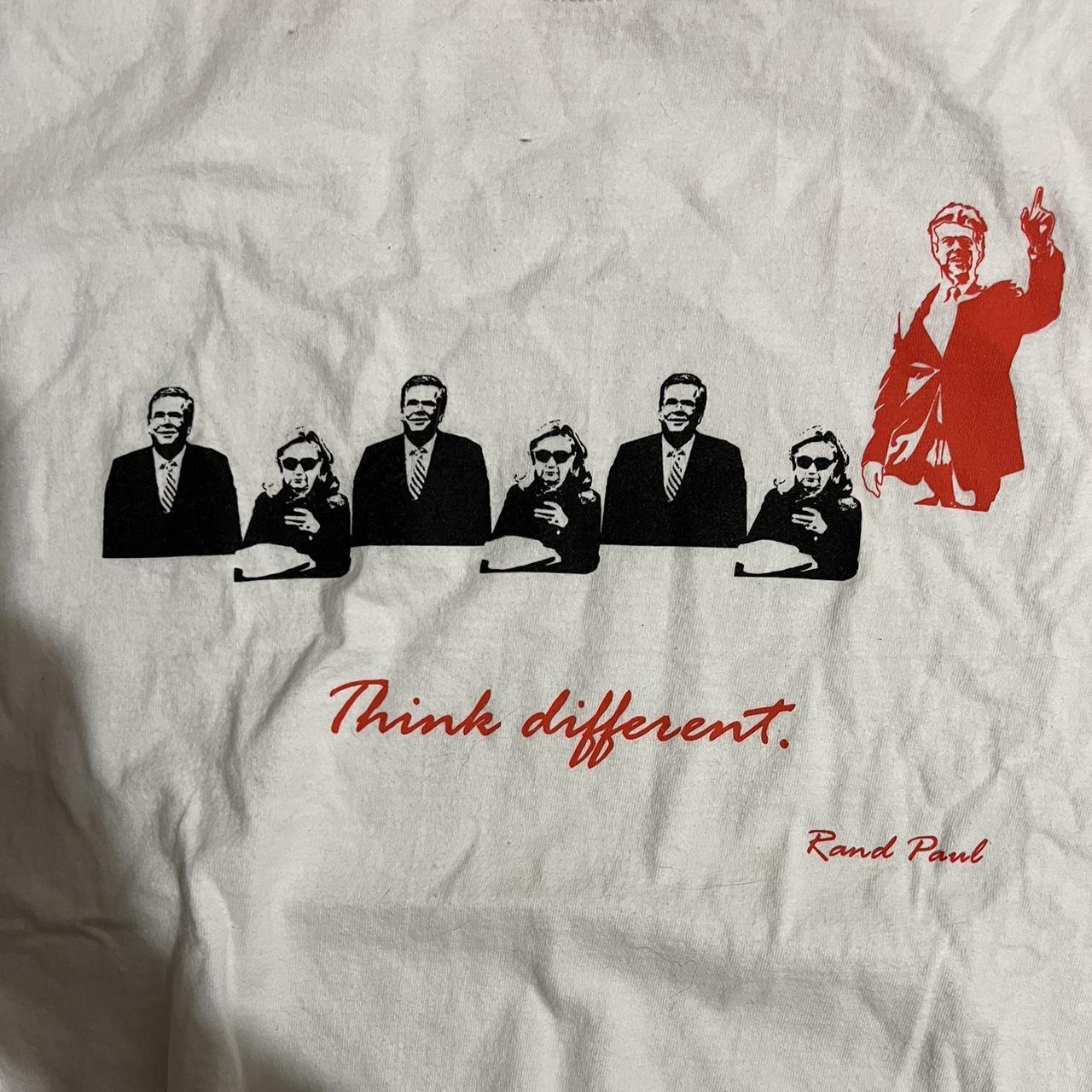 Rand Paul “Think Different” t shirt Size large W... - Depop