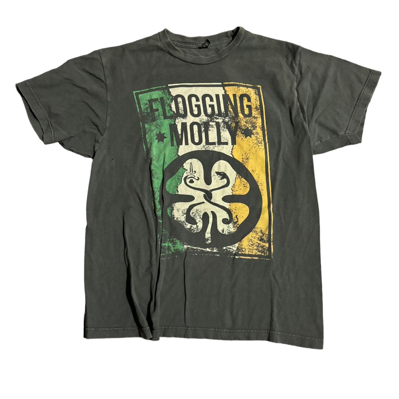 Flogging Molly t shirt Size large W 19” L... - Depop