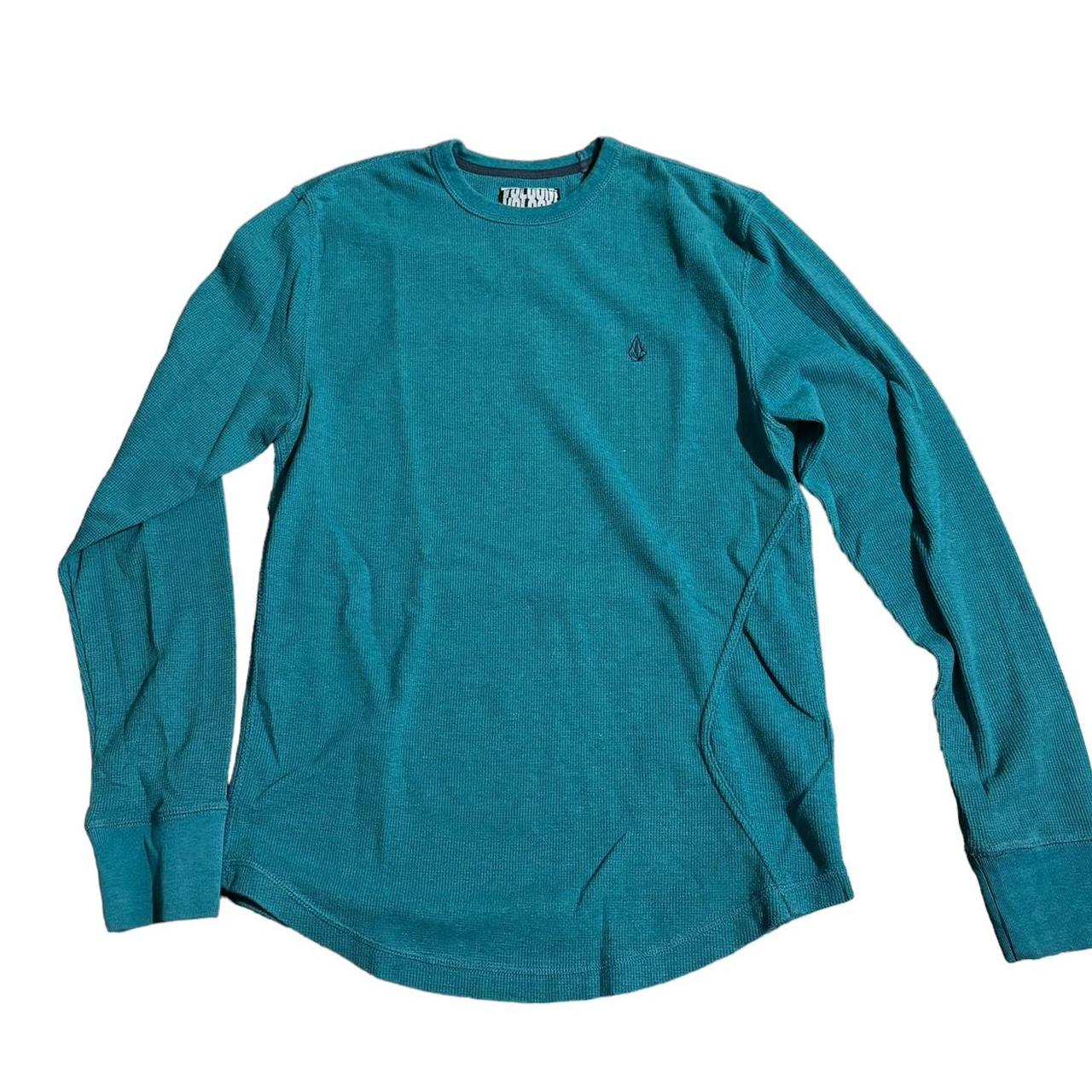 Volcom Thermal long sleeve Size large W 19” L... - Depop