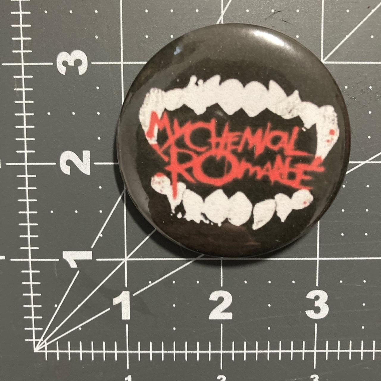 Emo pins 2.25 inch. You will receive all five pins.... - Depop