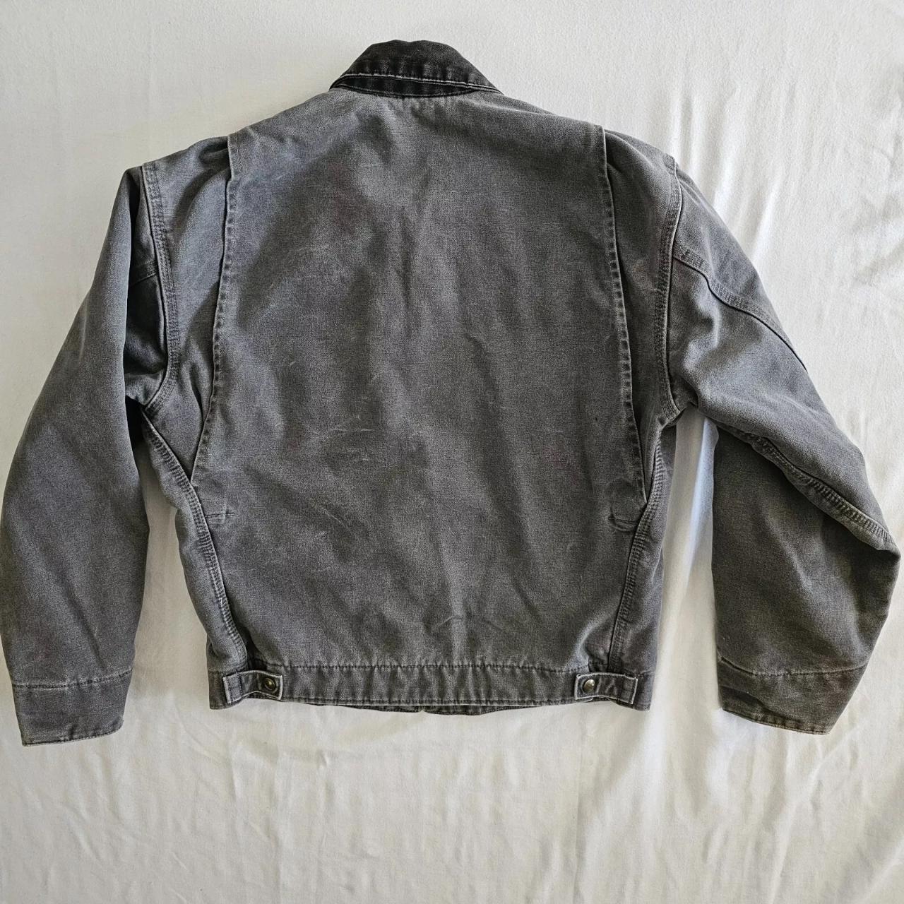Vintage Carhartt J97 MTL Gray Blanket Lined Jacket... - Depop