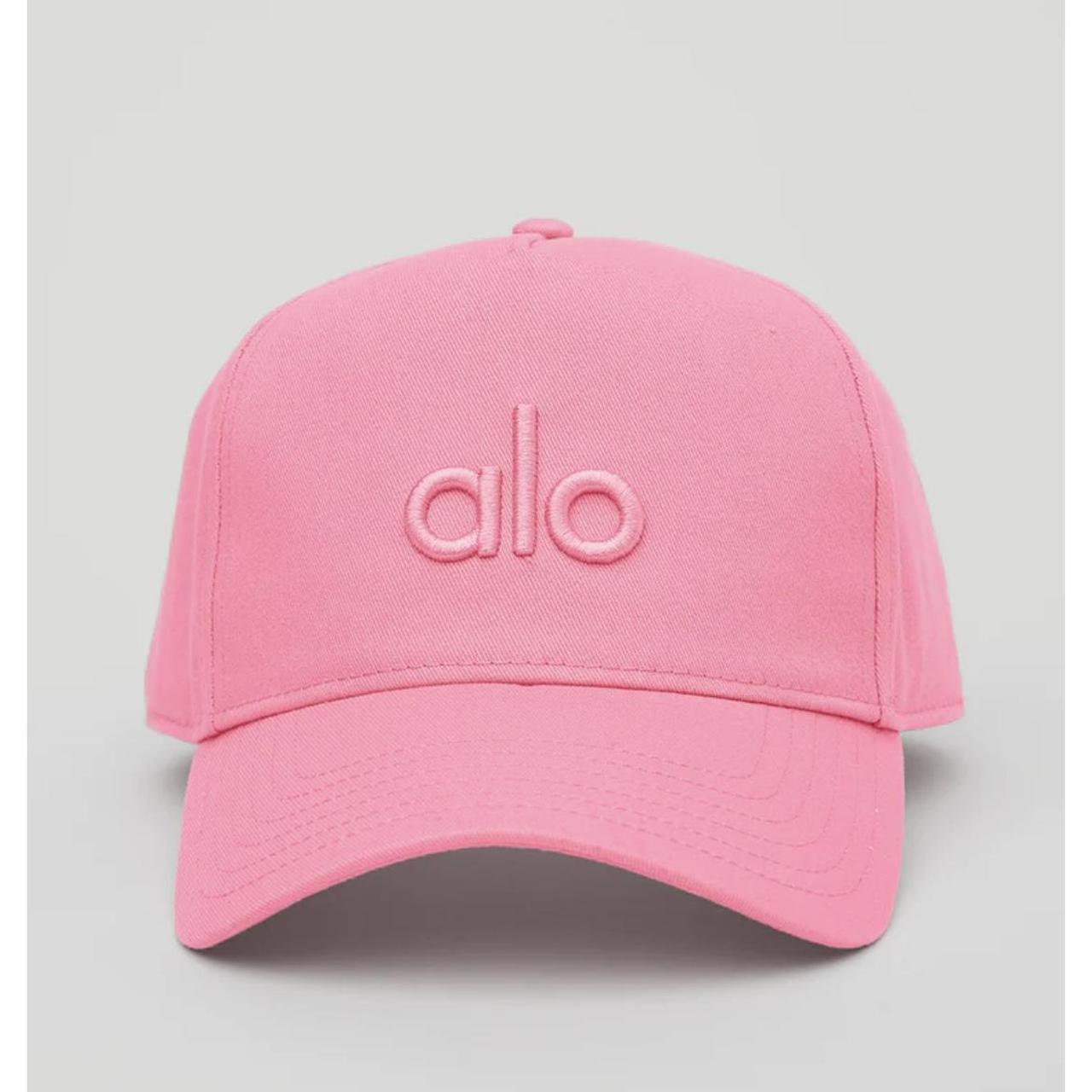 Pink alo trucker hat! In perfect condition! Was in... - Depop