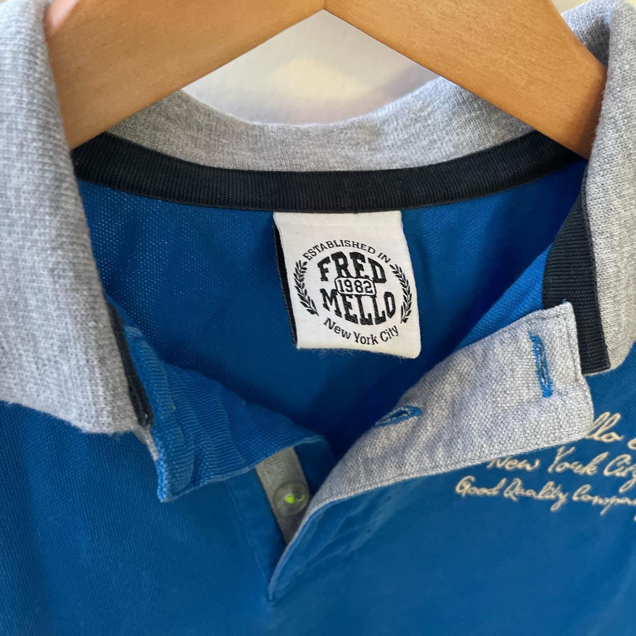 Men’s polo shirt Brand- Fred Mello New York City.... - Depop