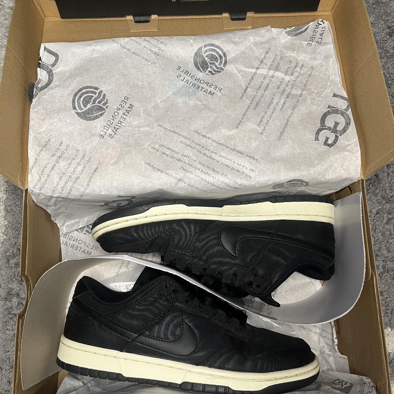 Black Nike Dunk Low Panda trainers | Depop