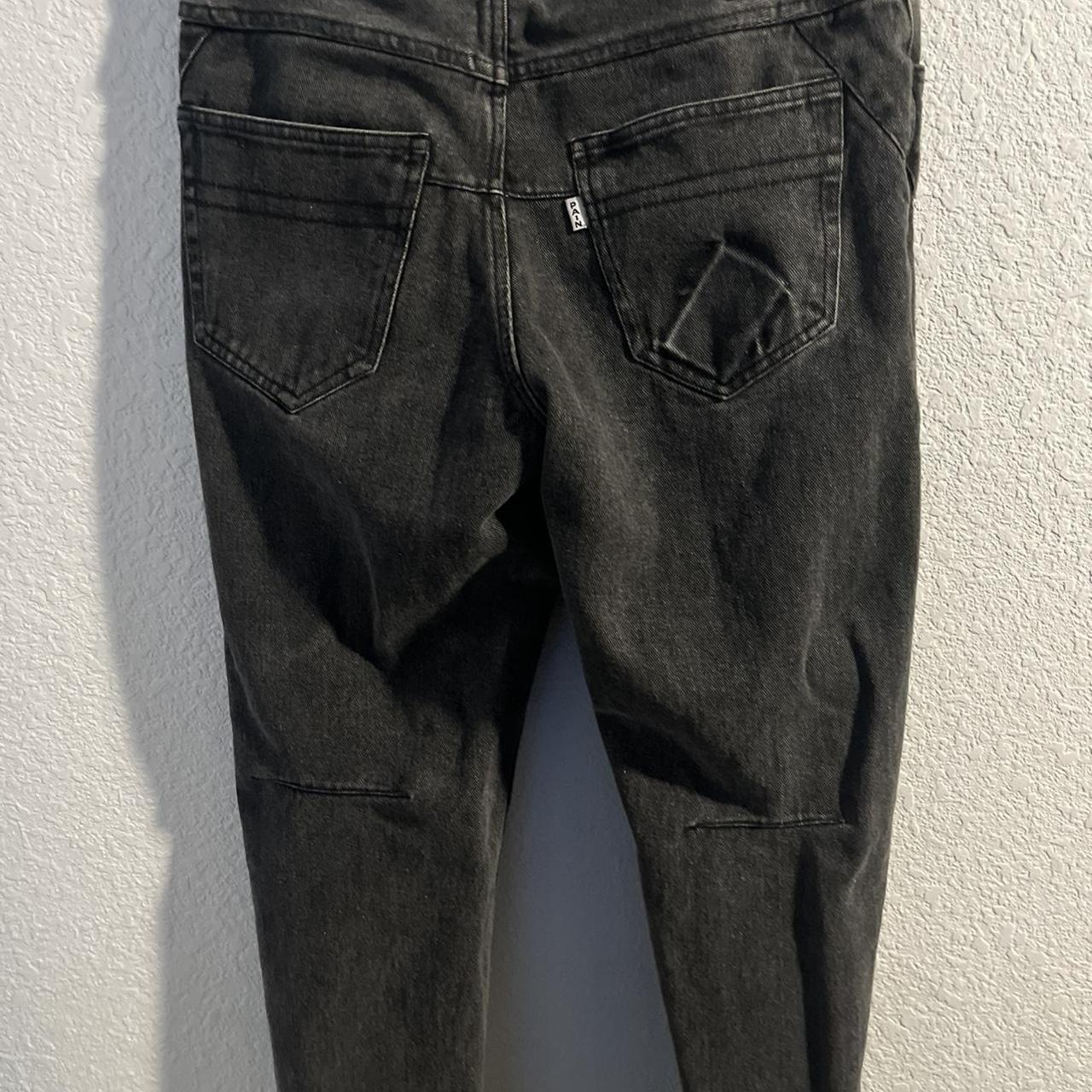 Number (N)ine Men's Grey and Black Jeans | Depop