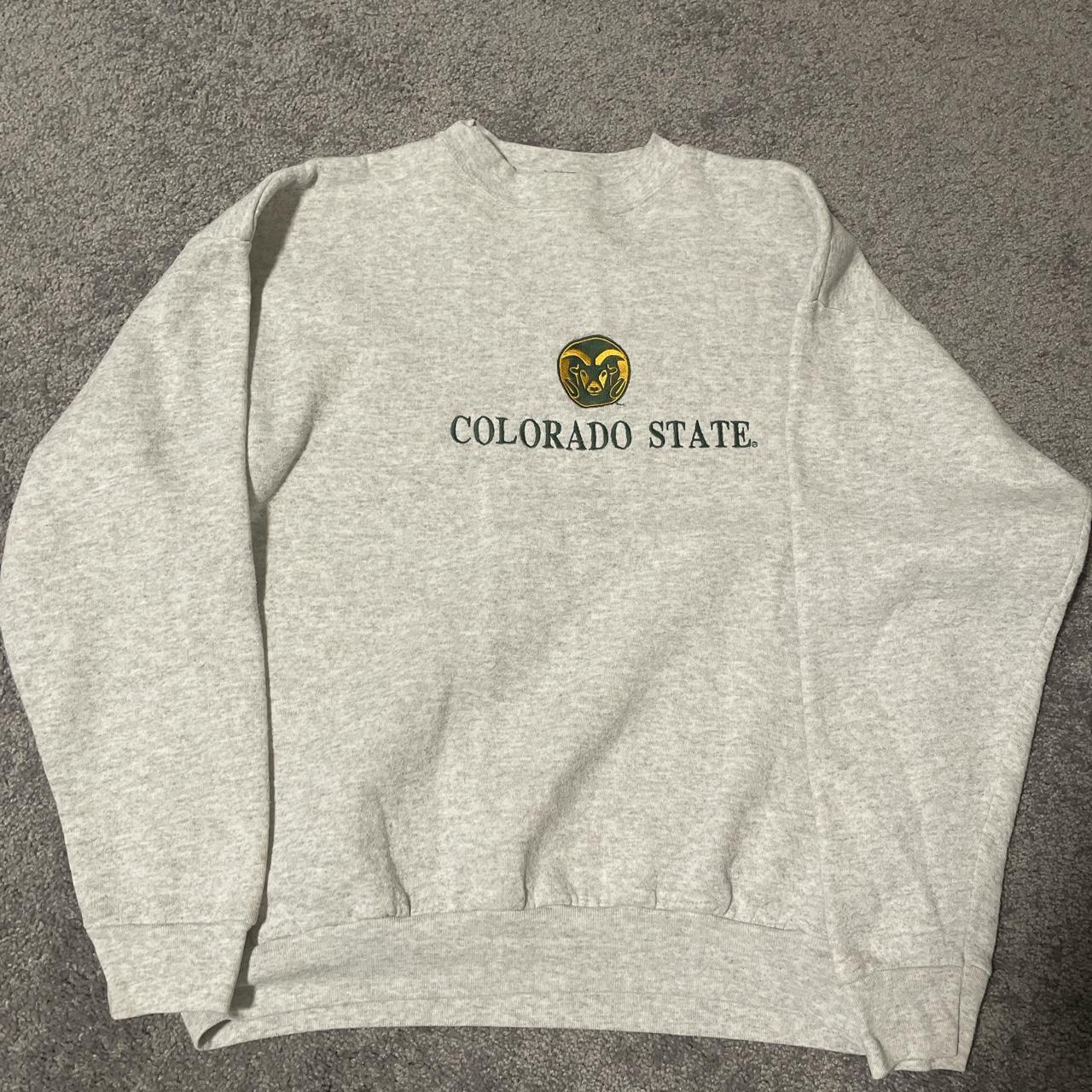 vintage colorado state crewneck, size large - Depop