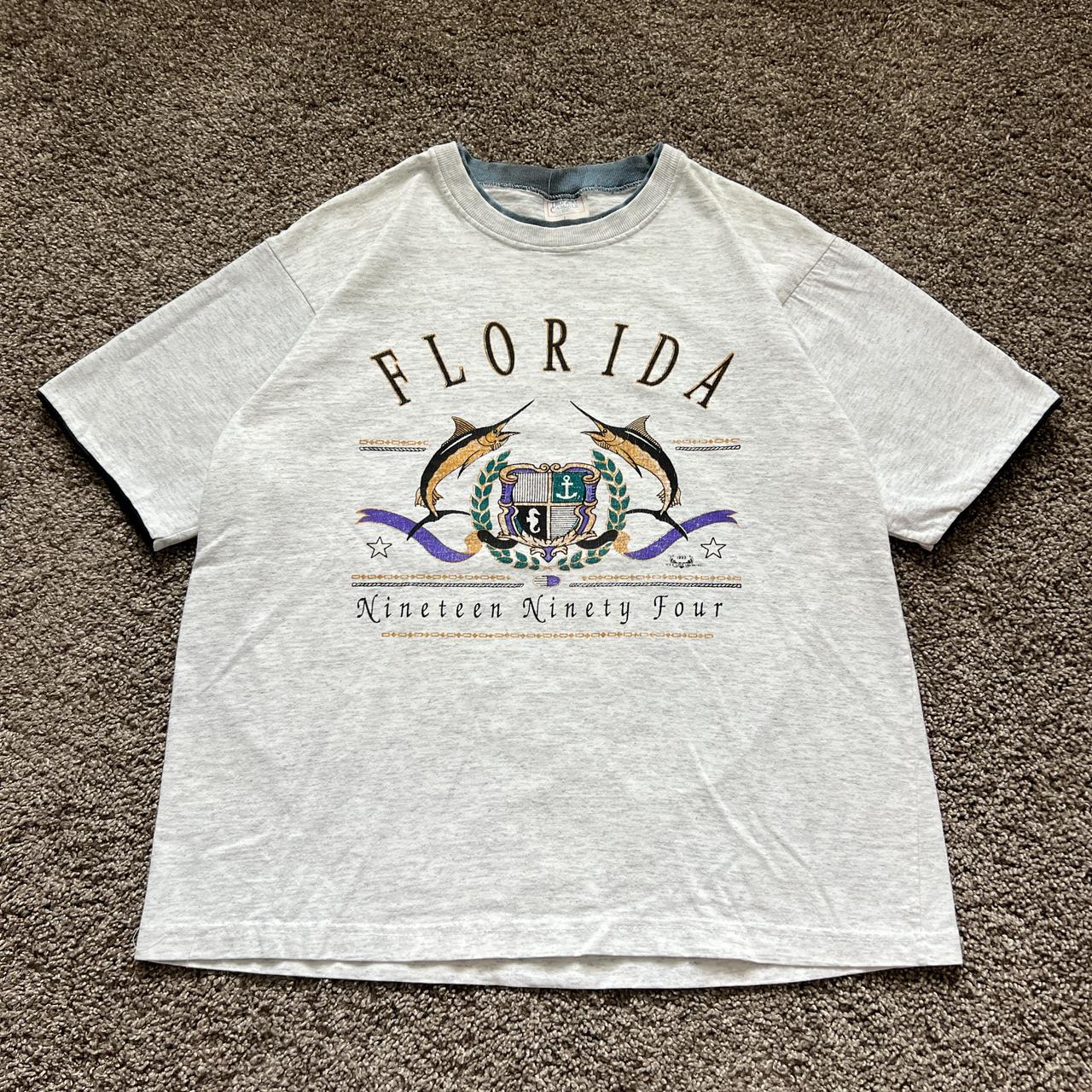 Vintage 90s Florida Shirt - Tagged: Large / fits... - Depop
