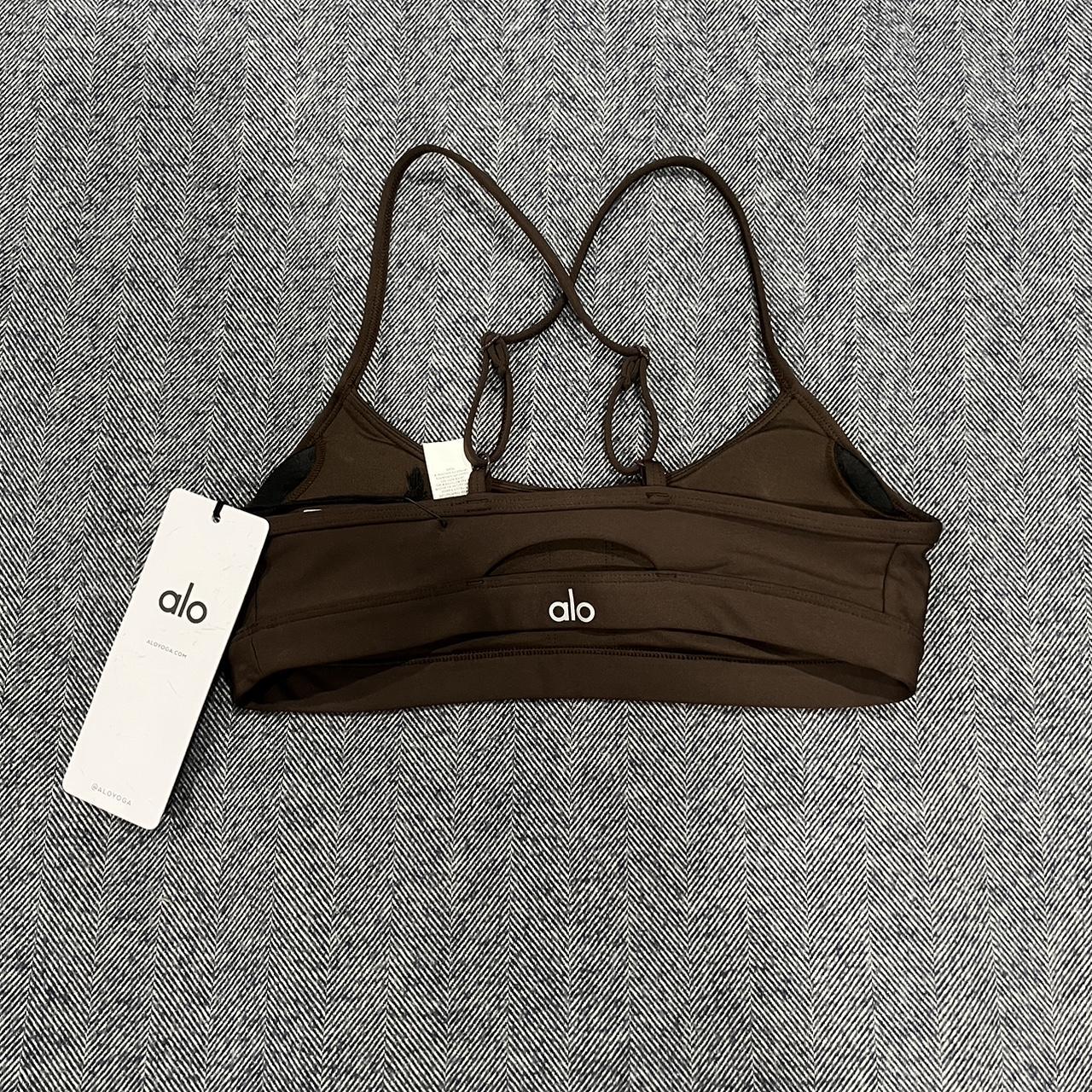 Alo Women's Brown Bra | Depop