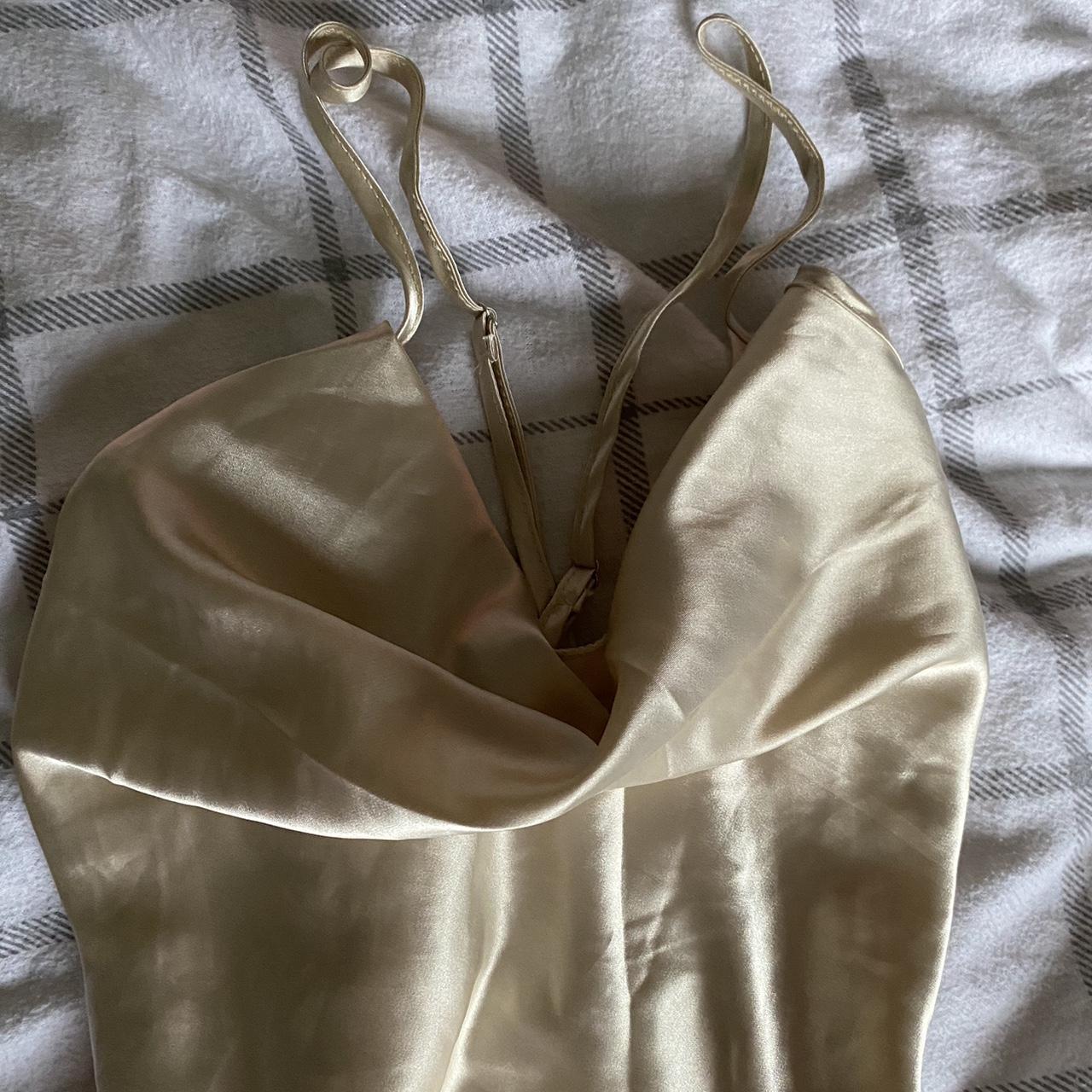 SHEIN Women's Cream Dress | Depop