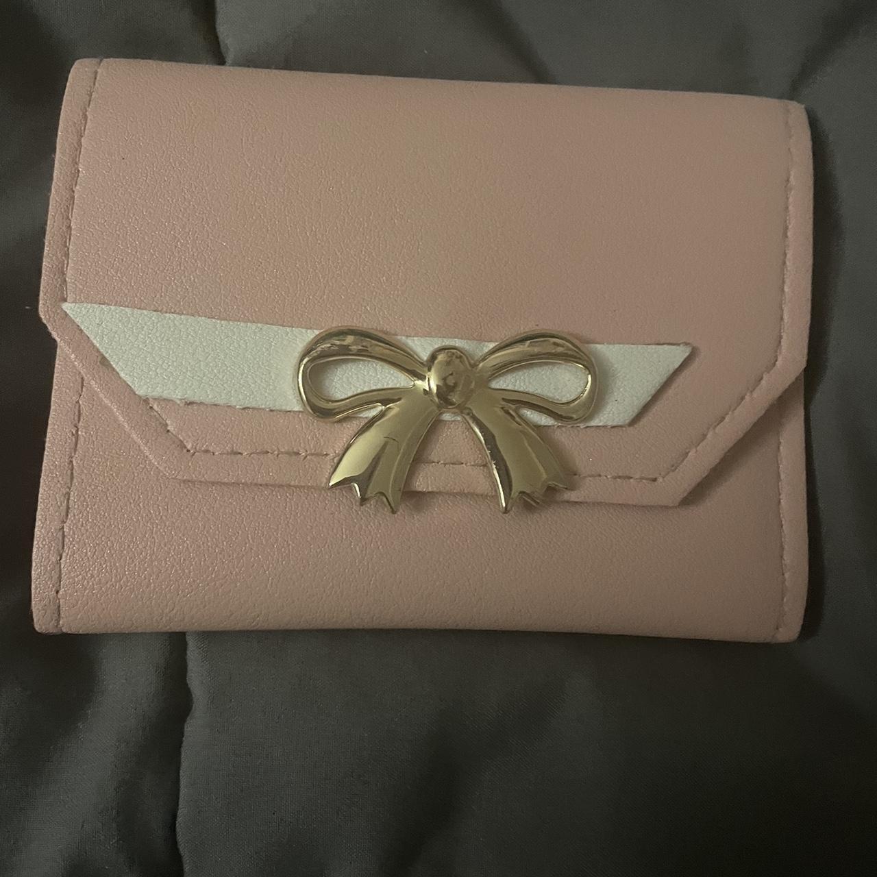 Pink Bow Wallet #coquette #purse #cute #cardholder - Depop