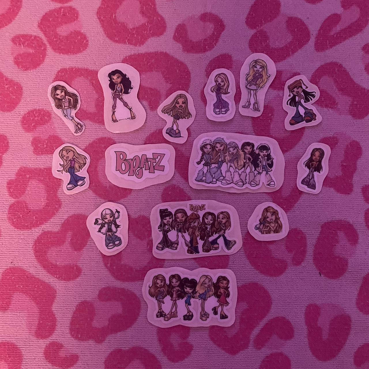 🎀lot of 14 y2k bratz stickers made by me🎀 Fyi:... - Depop
