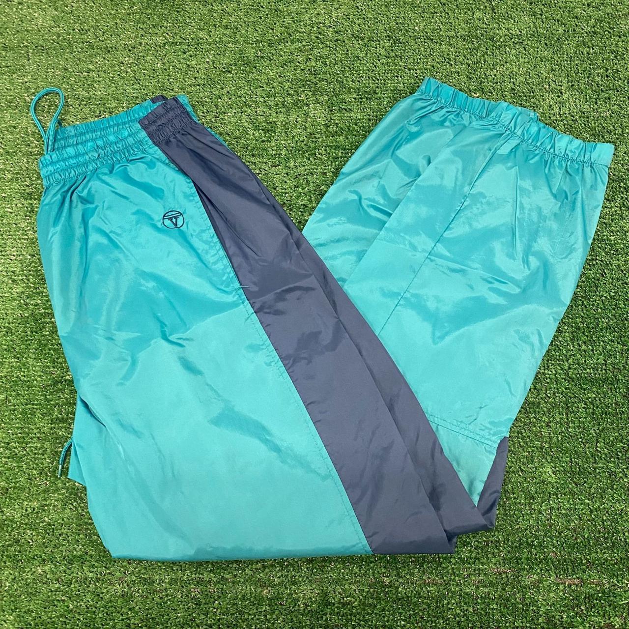 Basic Essential Vintage 90s Track Pants Size:... - Depop