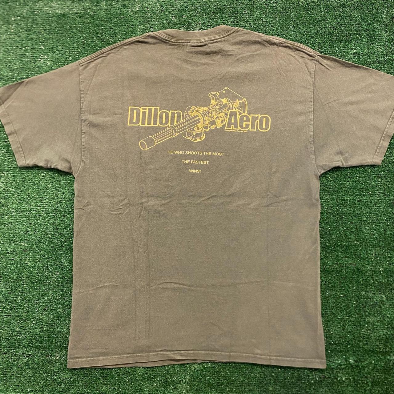 Dillon Aero Minigun Vintage Grunge T-Shirt Size:... - Depop