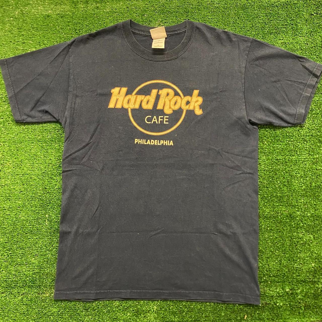 Hard Rock Philadelphia Basic Vintage T-Shirt Size:... - Depop