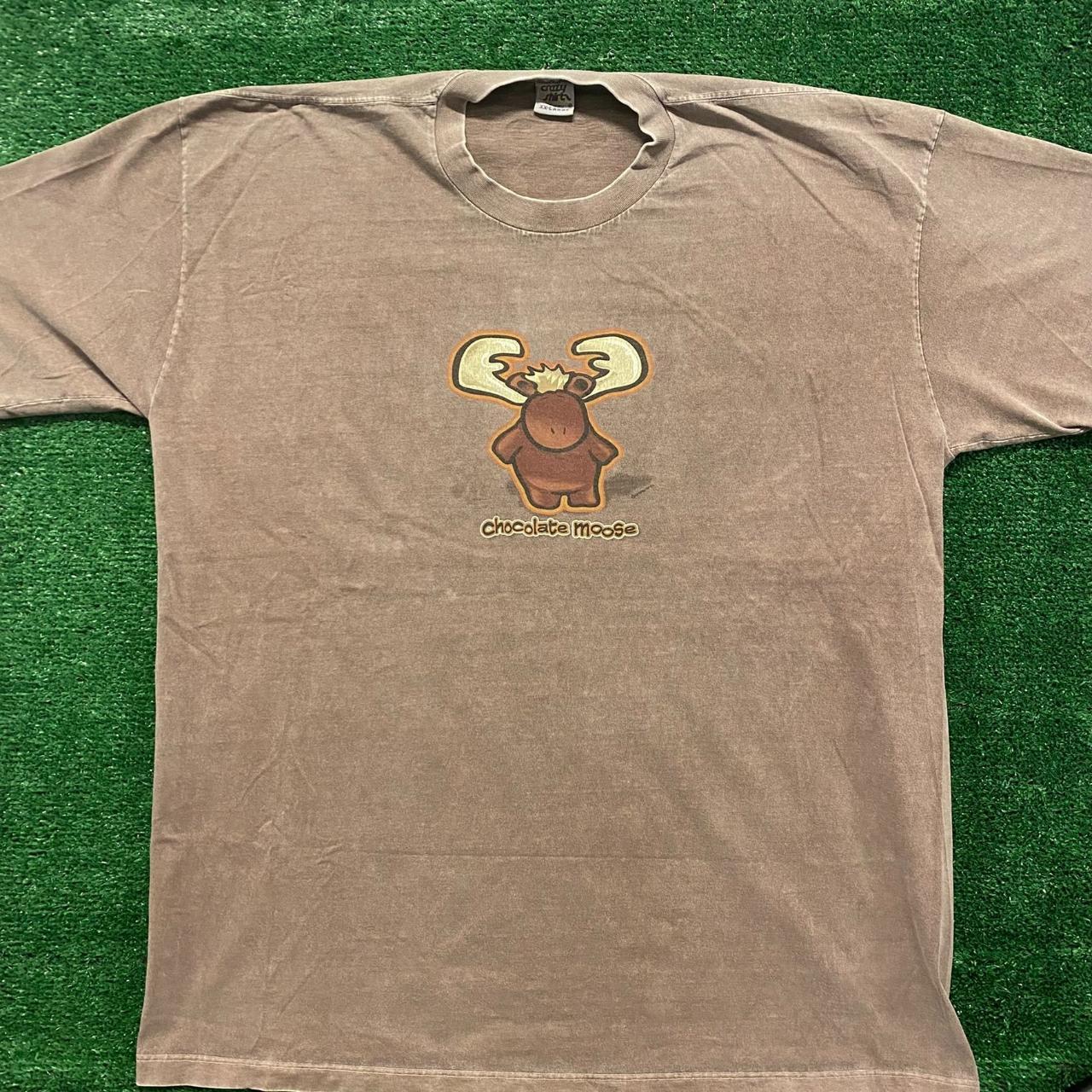Crazy Shirts Chocolate Moose Vintage 90s... - Depop