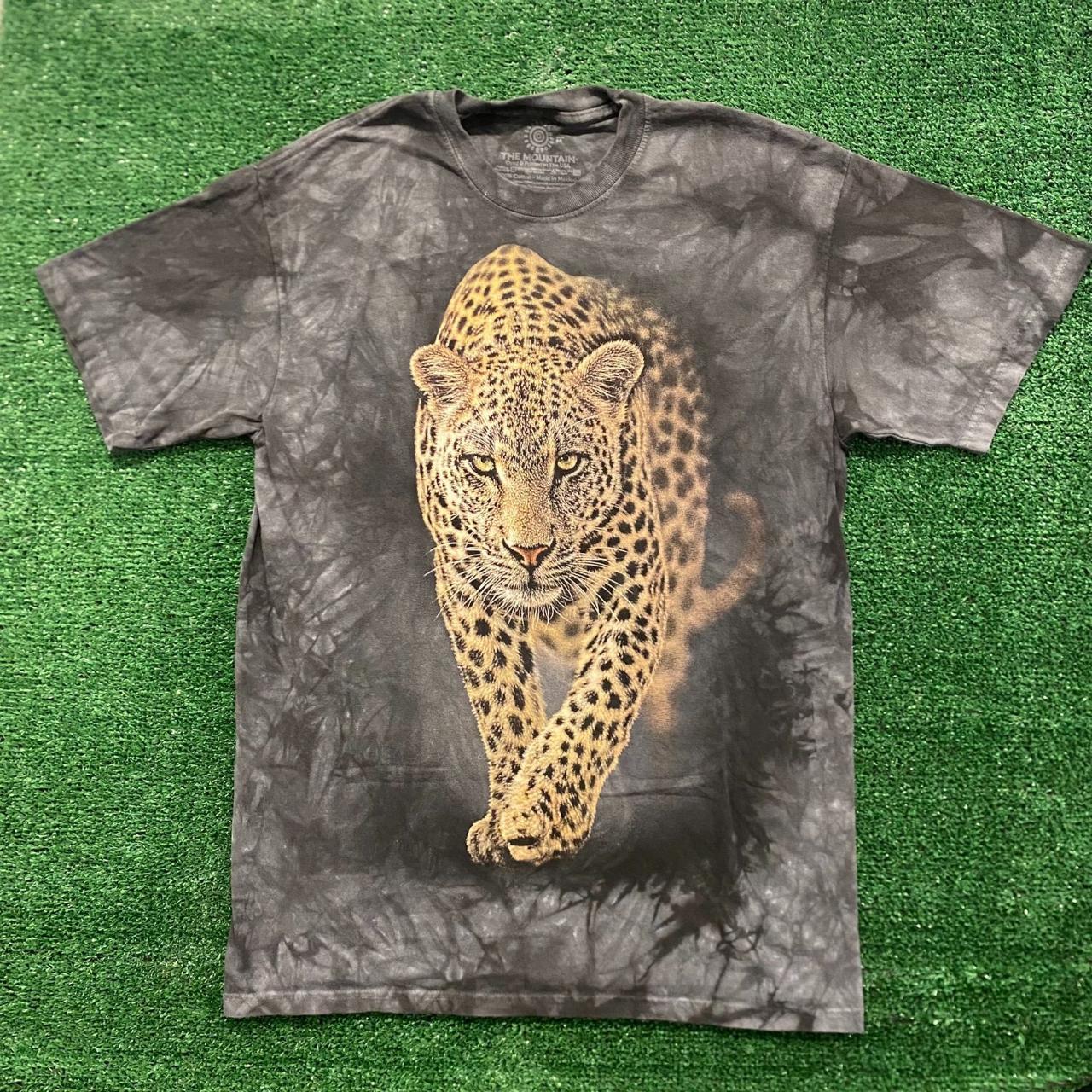 Leopard Vintage Nature Animal T-Shirt Size: M Chest:... - Depop