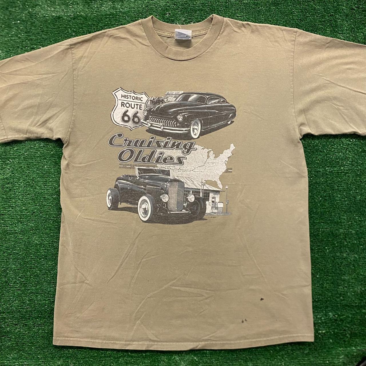 American Vintage Men's Brown T-shirt | Depop