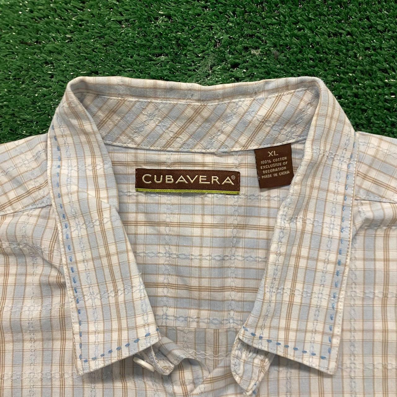 Cubavera Plaid Vintage Casual Button Up Shirt Size:... - Depop
