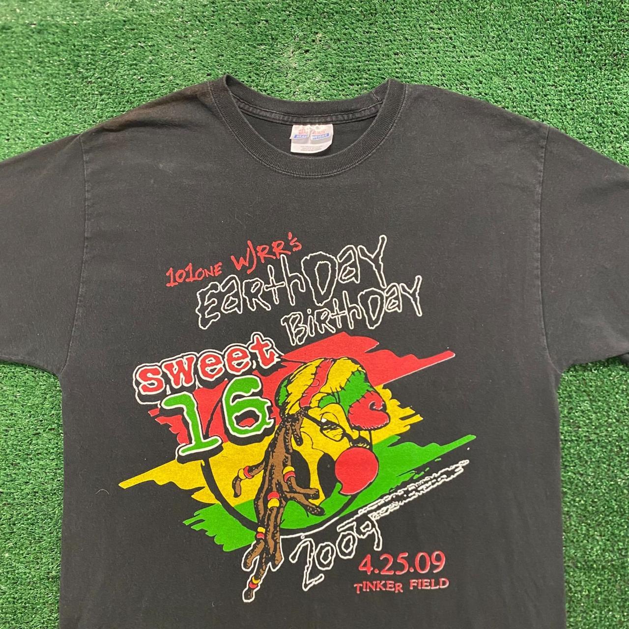 Earth Day Reggae Festival Vintage Skater Band... - Depop