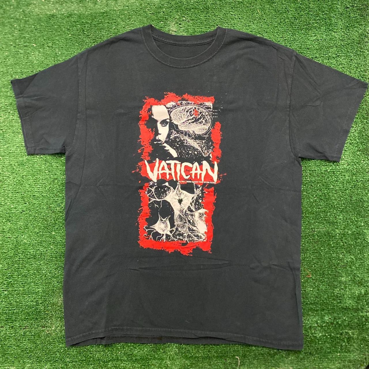 Vatican Hell Brain Vintage Punk Metal Band... - Depop