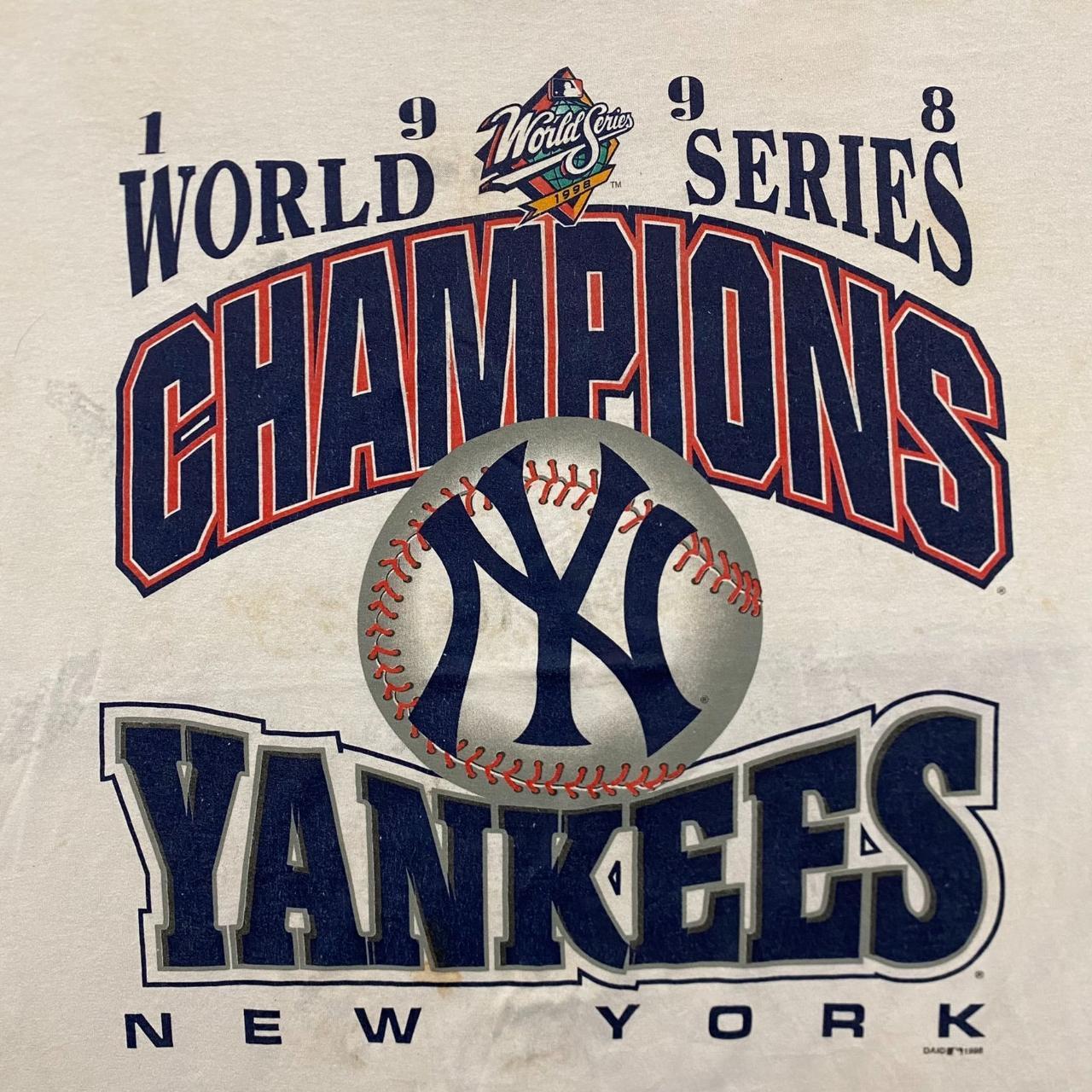 Vintage 90s New York Yankees Baseball Single Stitch... - Depop