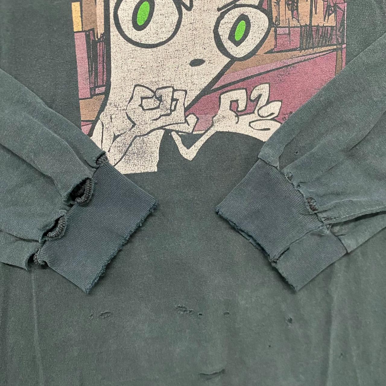 Vintage Y2K Foamy Squirrel Goth Cartoon Thrashed... - Depop