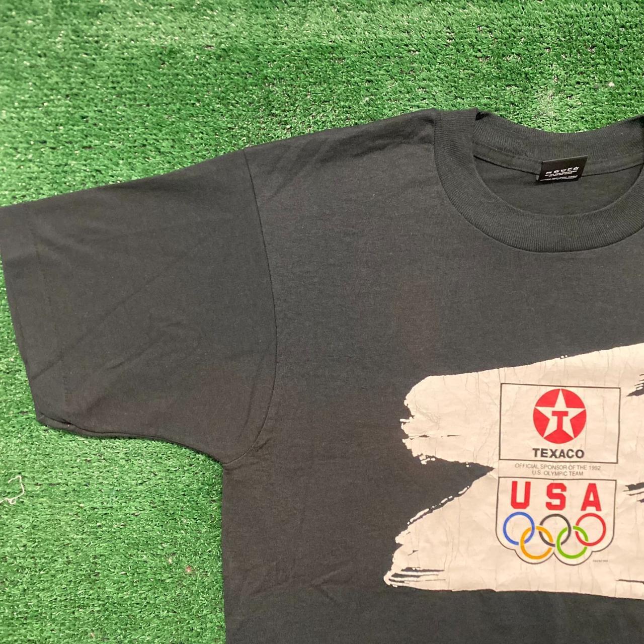 Vintage 90s Team USA Olympics Shirt Single Stitch... - Depop