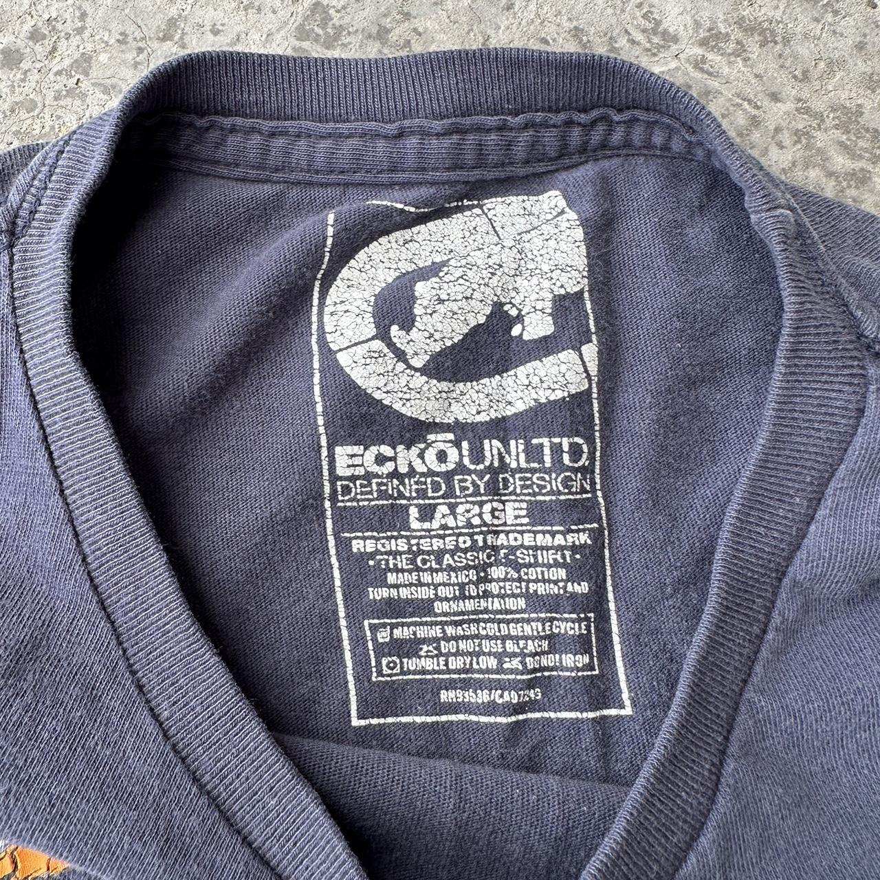 Y2k skull grunge ecko untld tee Size large #grunge... - Depop