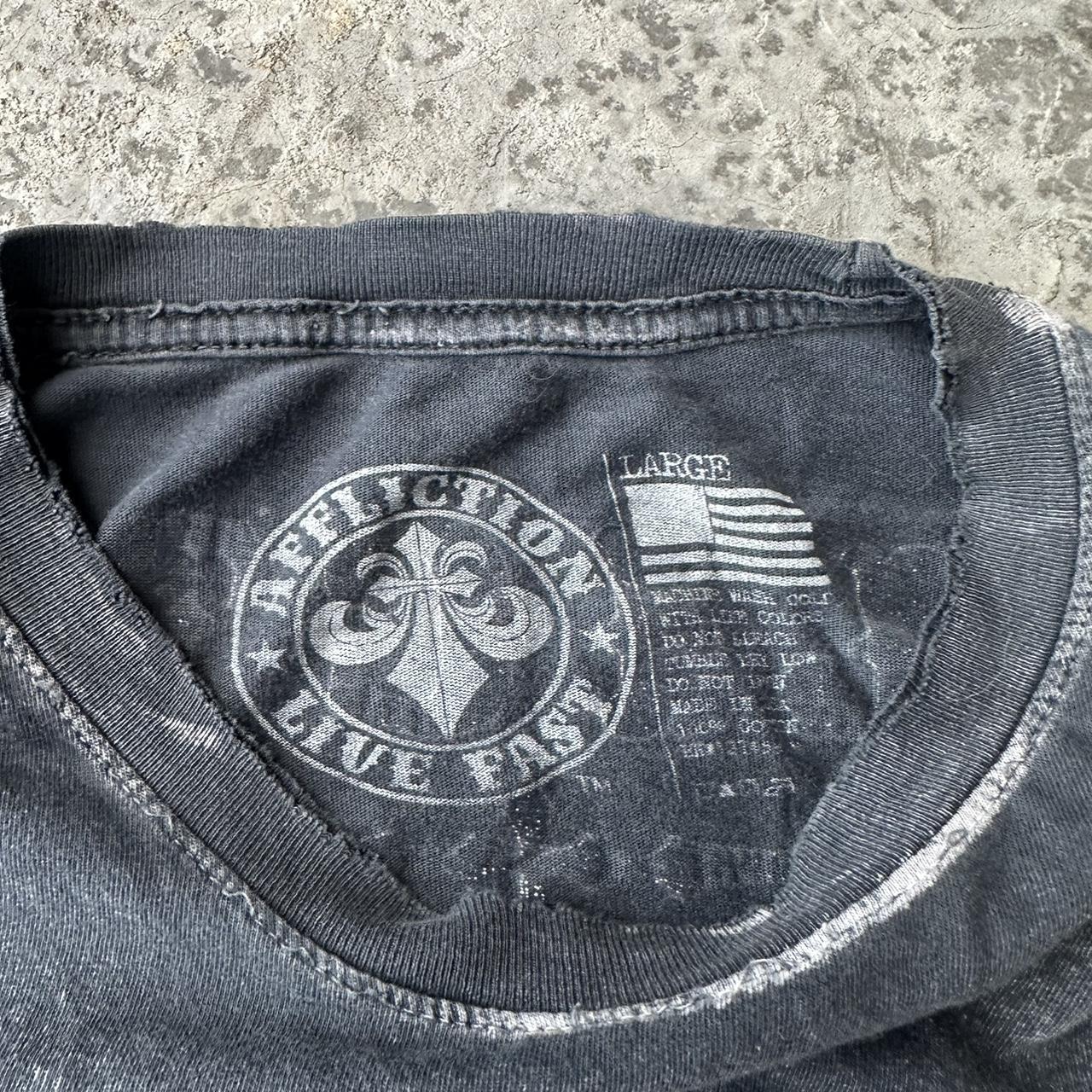 Grunge Affliction Tee Shirt Size Large #y2k... - Depop