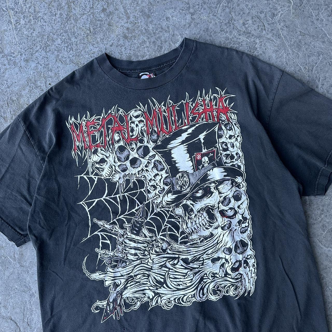 Skull Grunge Metal Mulisha Tee Shirt Size... - Depop