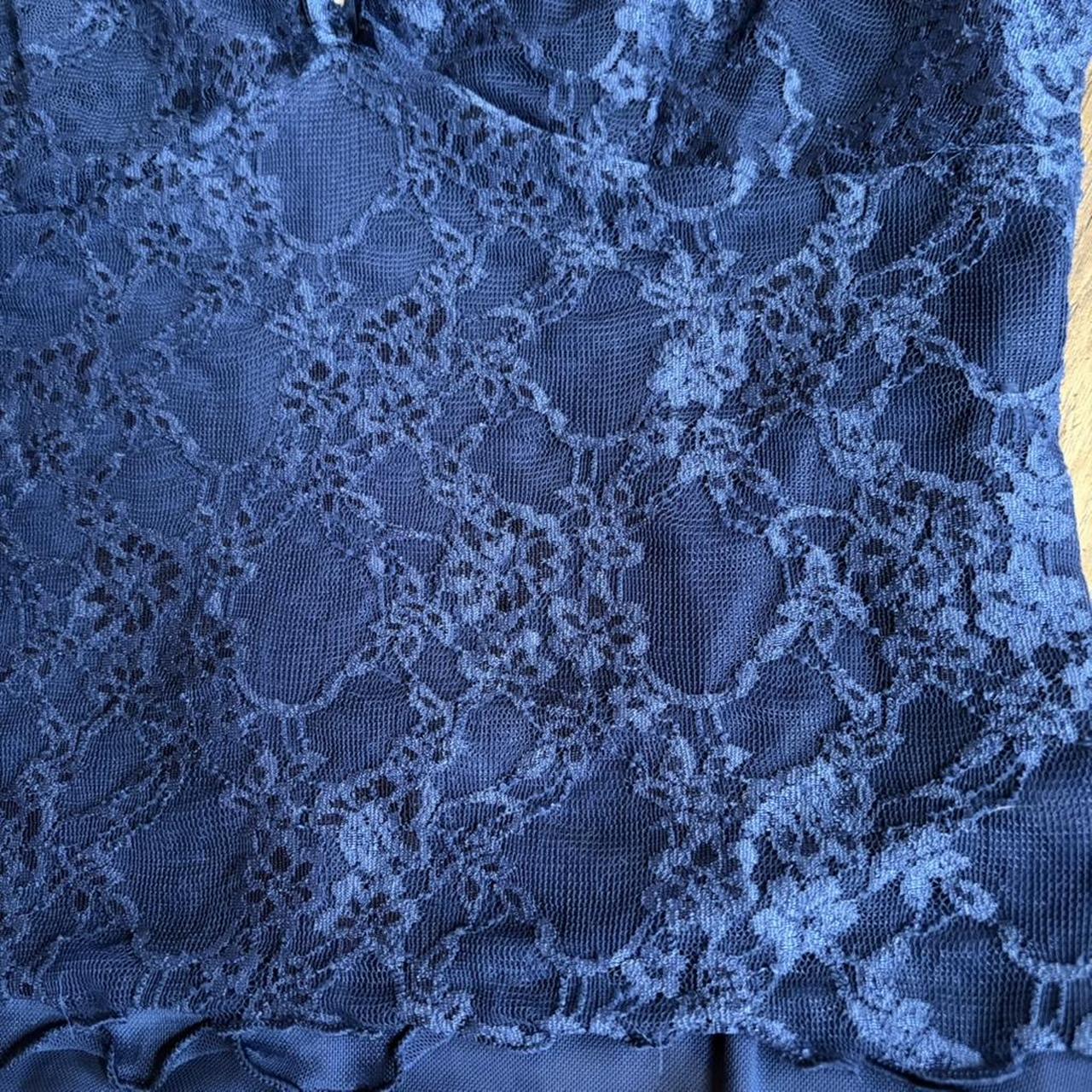 Blue lace cami top #y2kfashion #lacetop Best fits... | Depop