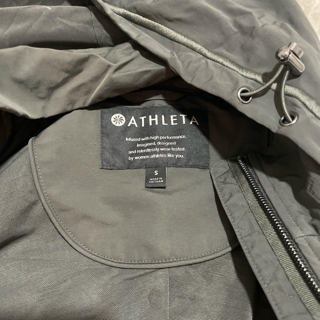 Athleta zip up hoodie Rain jacket - Depop