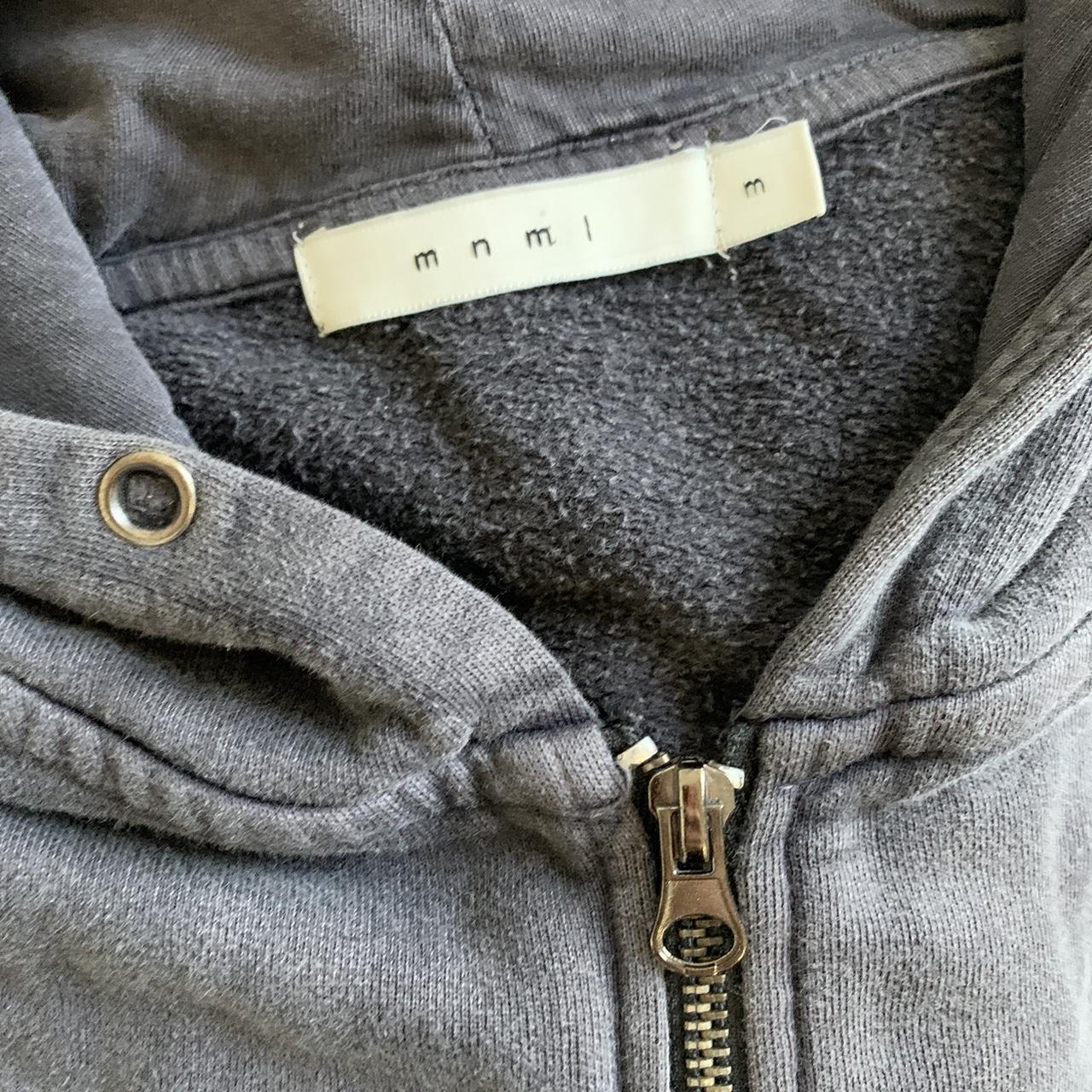 MNML LA black zip up sized M - Depop