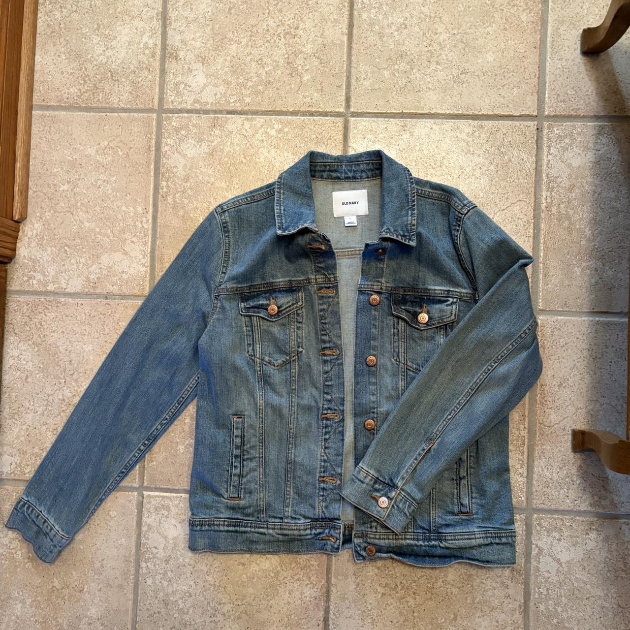 Old Navy Jean jacket worn once, in great condition - Depop