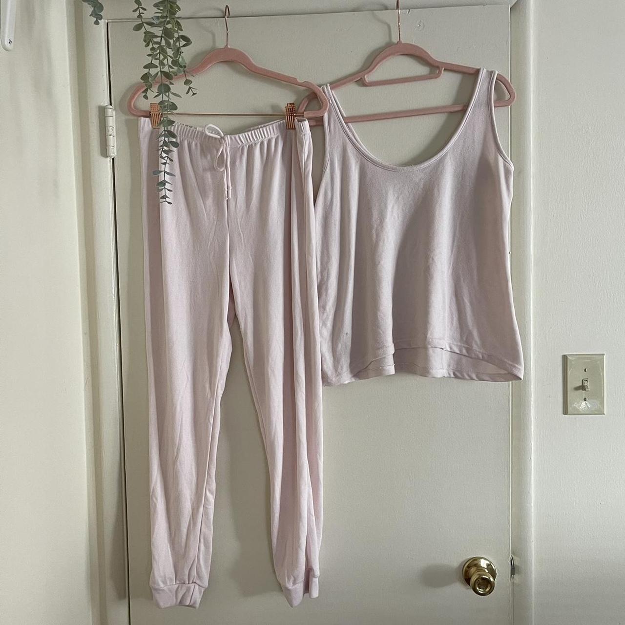 Baby pink super soft pj set - Depop