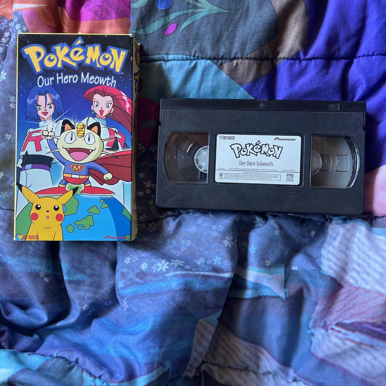 pokémon our hero meowth vhs tape #Pokemon #90s - Depop