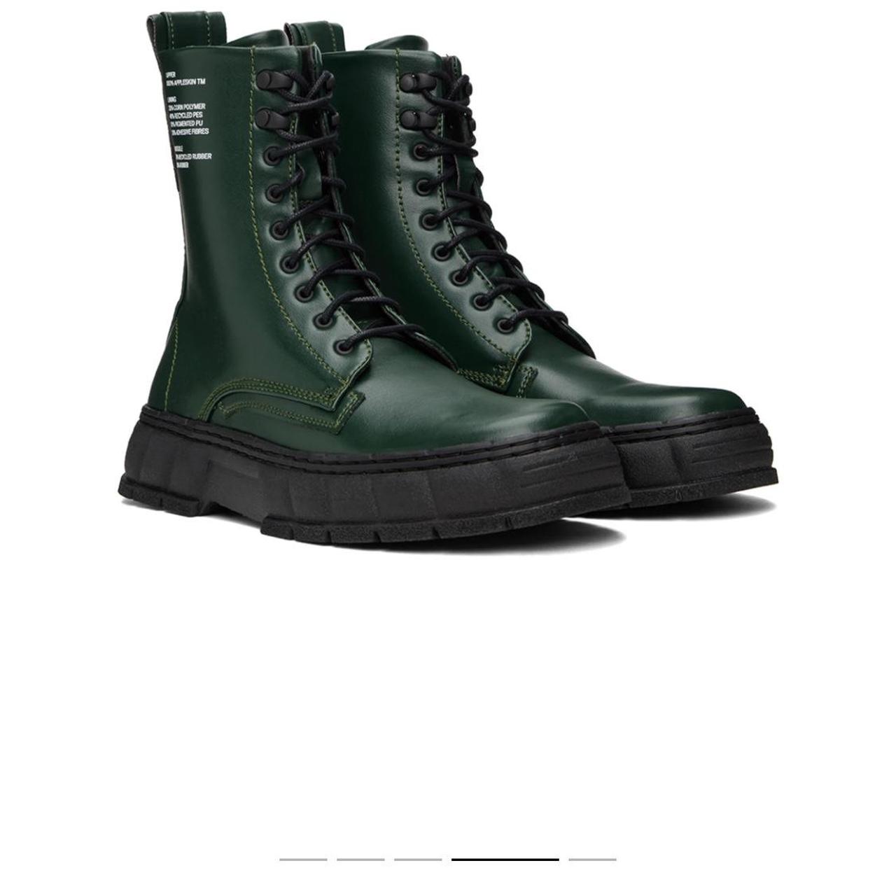 Virón Men's Green Boots | Depop