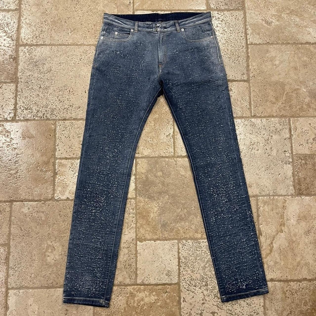 Maison Margiela SS15 Pilled Denim Jeans Size 50... - Depop