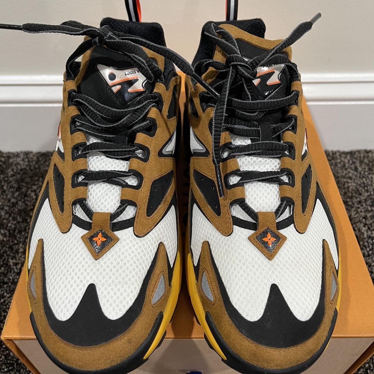 Louis Vuitton x Virgil LV Runner Tactic Brown Moka... - Depop