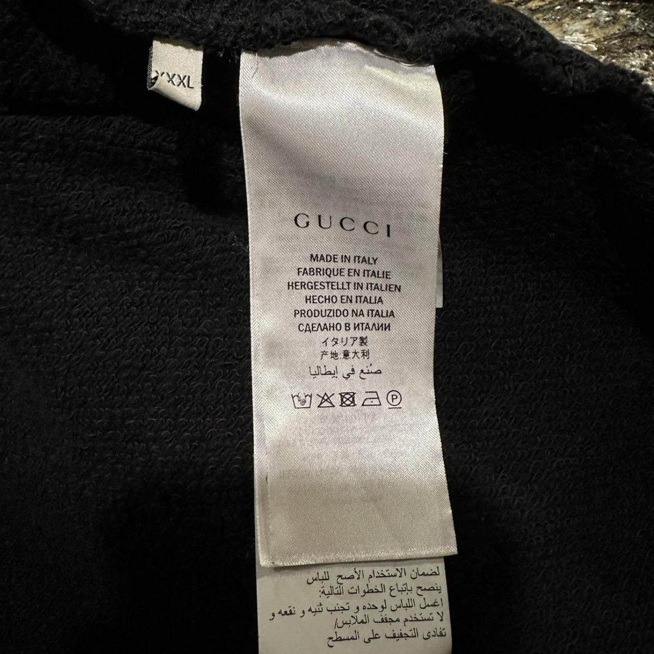 Gucci Bootleg Logo Black Classic Pullover... - Depop