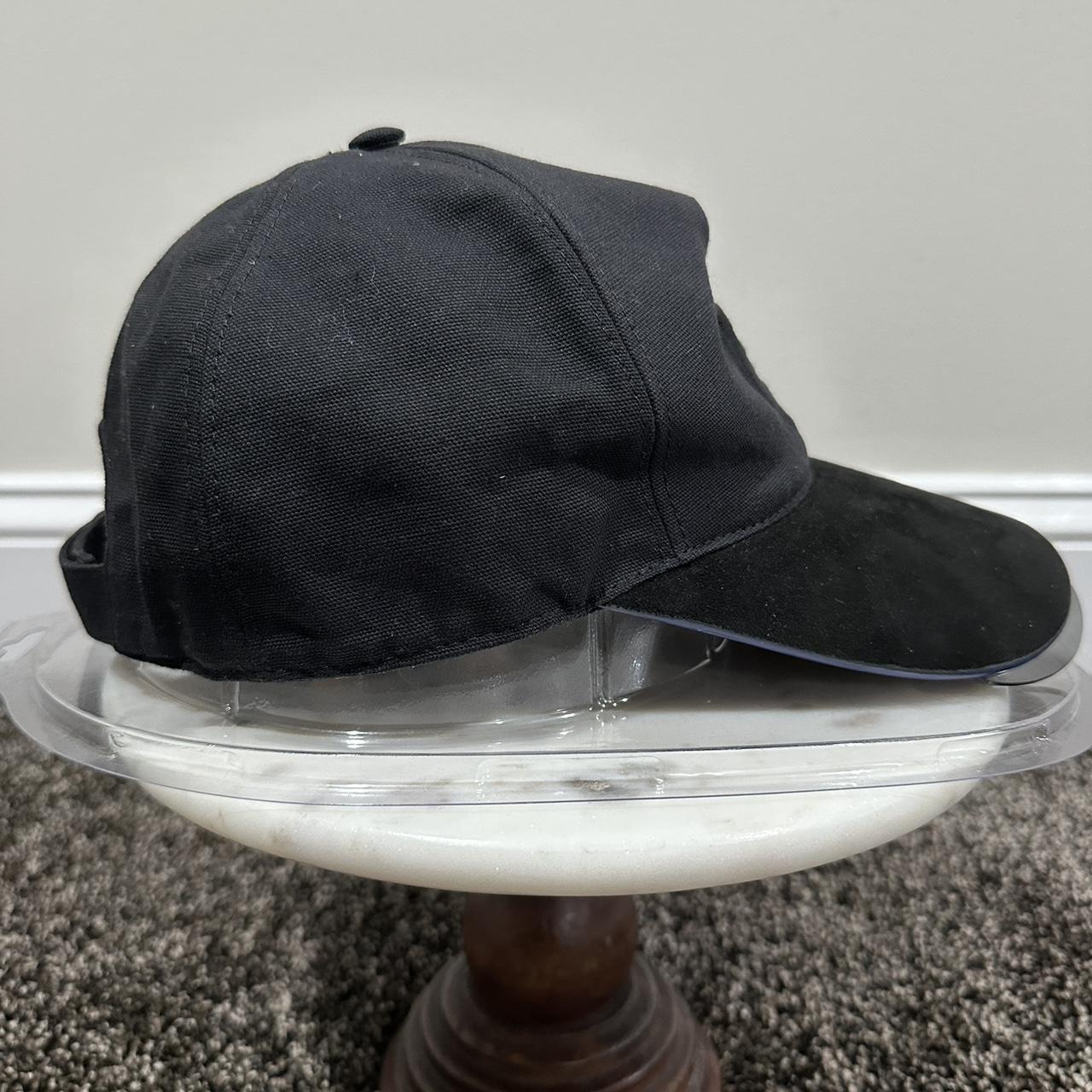 Fendi Black FF Eyecap Baseball Hat with Shield... - Depop